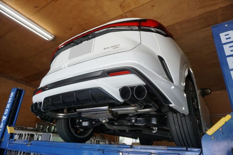 レクサスRX350にONEマフラーを取り付けました | EXART – High Performance Exhaust System