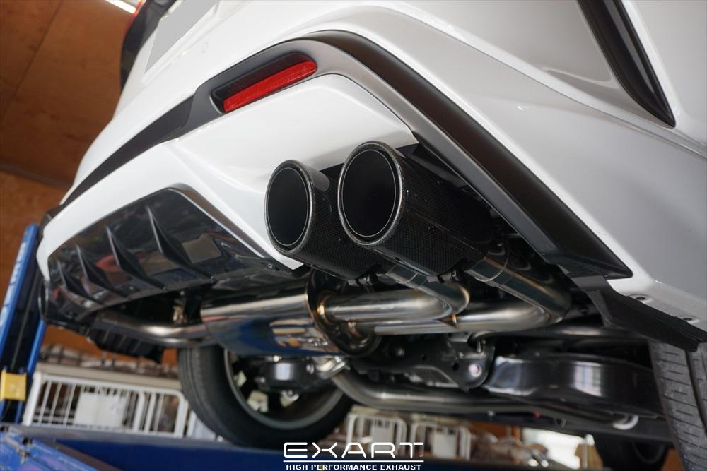 レクサスRX350にONEマフラーを取り付けました | EXART – High Performance Exhaust System